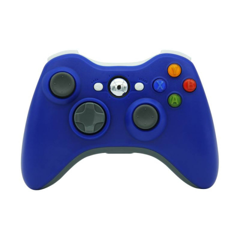 ivory > PAD BEZPRZEWODOWY XBOX 360 BLUE Z WIBRACJAMI+ODBIORNIK